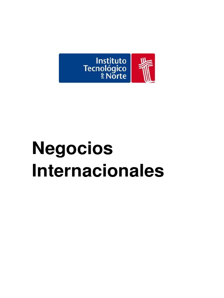 Negocios Internacionales | PDF | Franquiciamiento | Negocios Internacionales