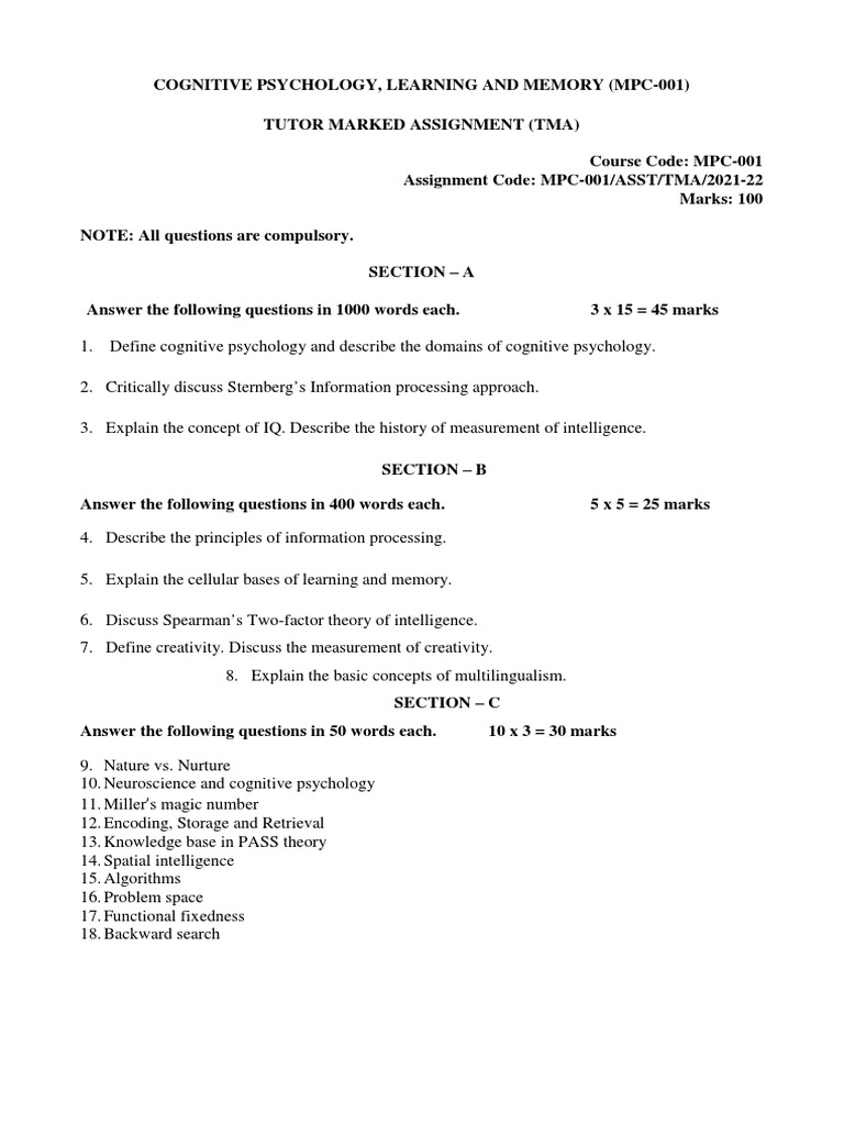 MPC-01 D | PDF | Cognitive Psychology | Creativity