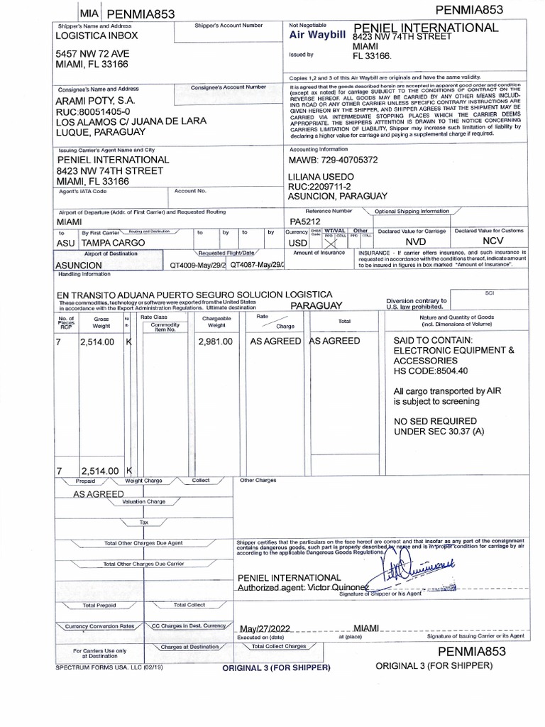 Awb Arami. Penmia 853 | PDF