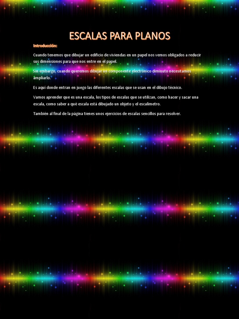 Escalas para Planos | PDF