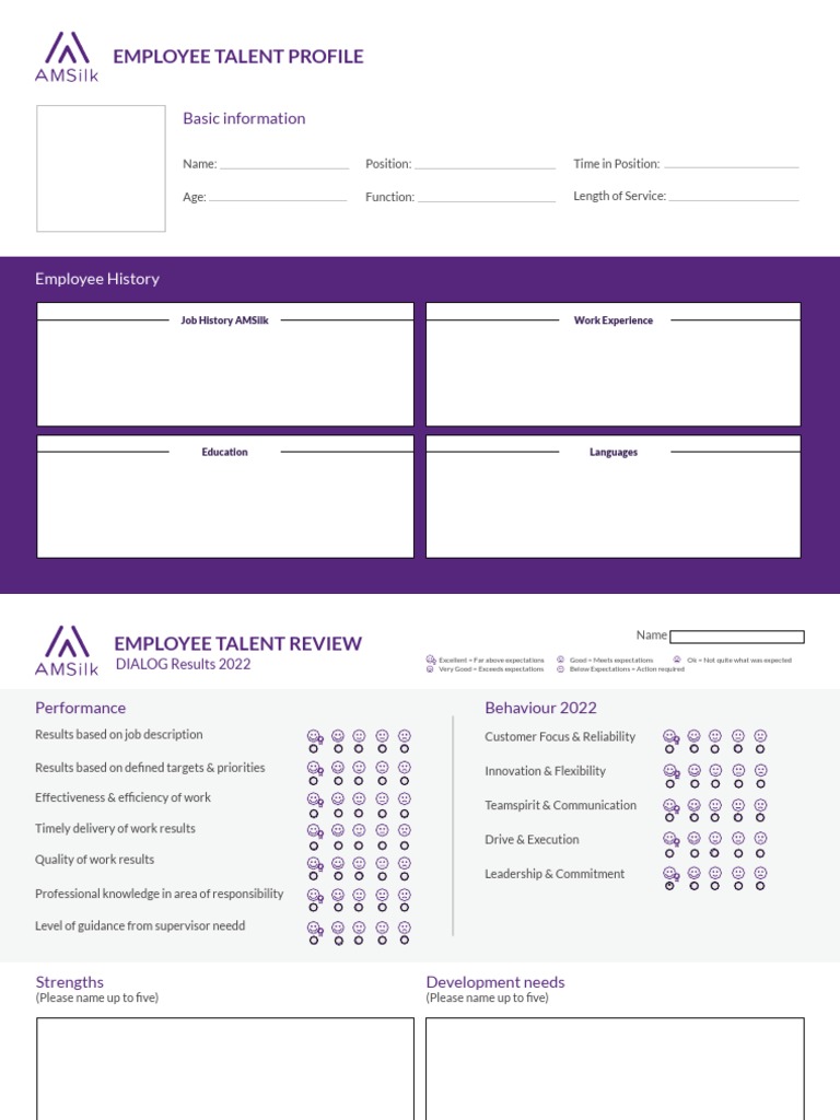 Employee Talent Profile: Basic Information | PDF | Leadership | Employment