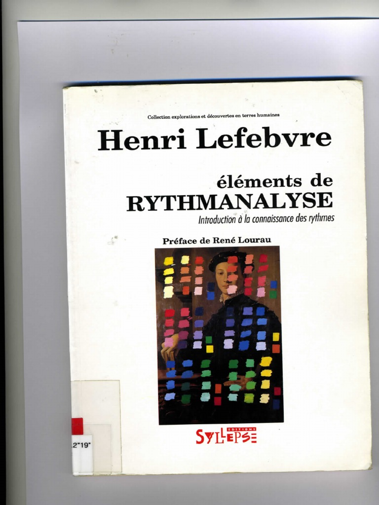 1992 LEFEBVRE Henri Elements de Rythmanalyse | PDF