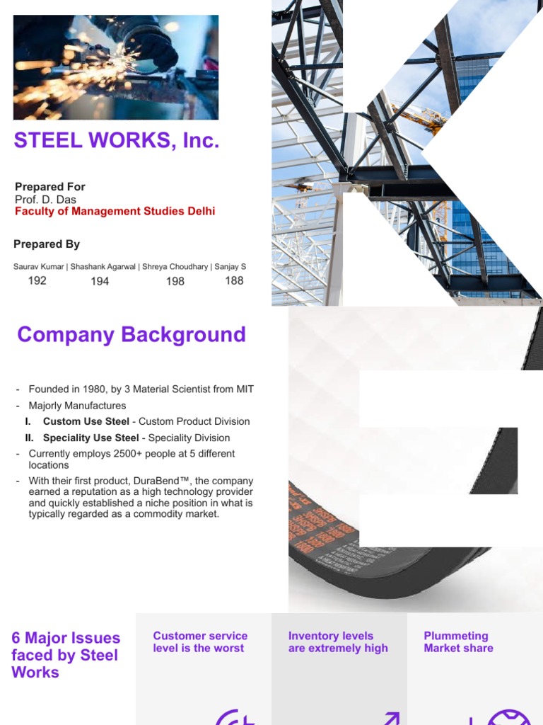 192 - 194 - 198 - 188 Steel Works | PDF | Coefficient Of Variation | Inventory