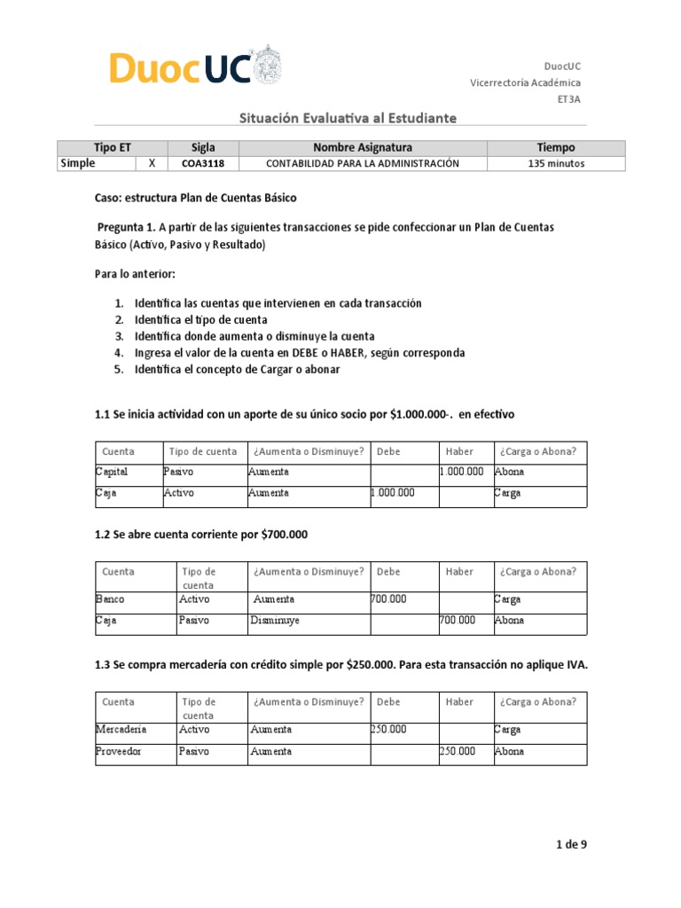 Examen de Contabilidad | PDF | Contabilidad | Estado de resultados