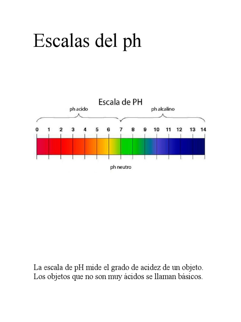 Escalas Del PH Celeste Escobar 9 | PDF