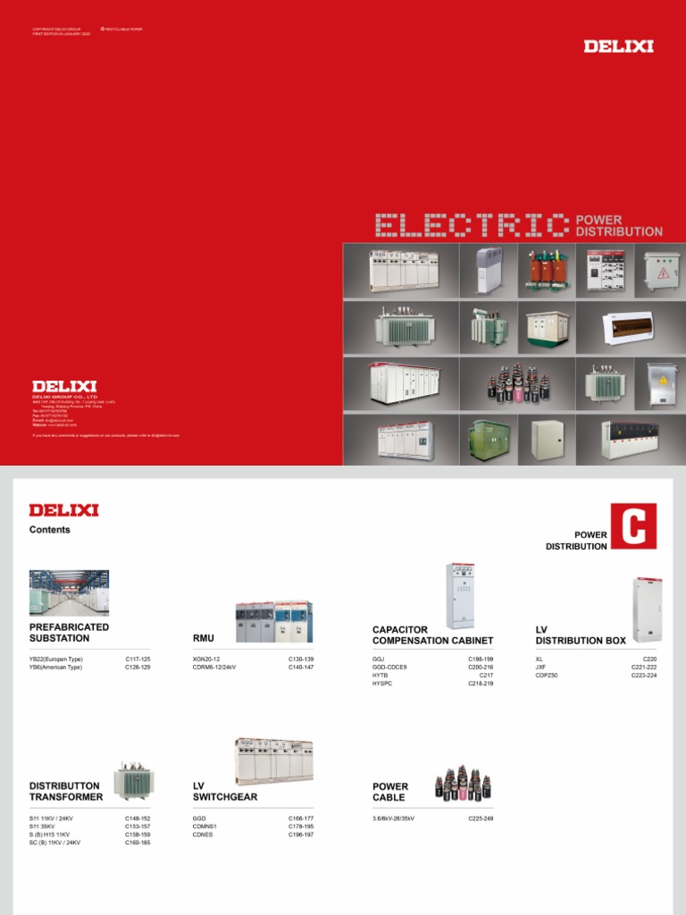 Catalogue Power Distribution PDF | PDF