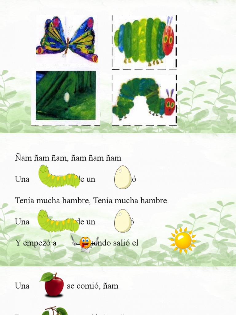 La Transformación de una Oruga | PDF