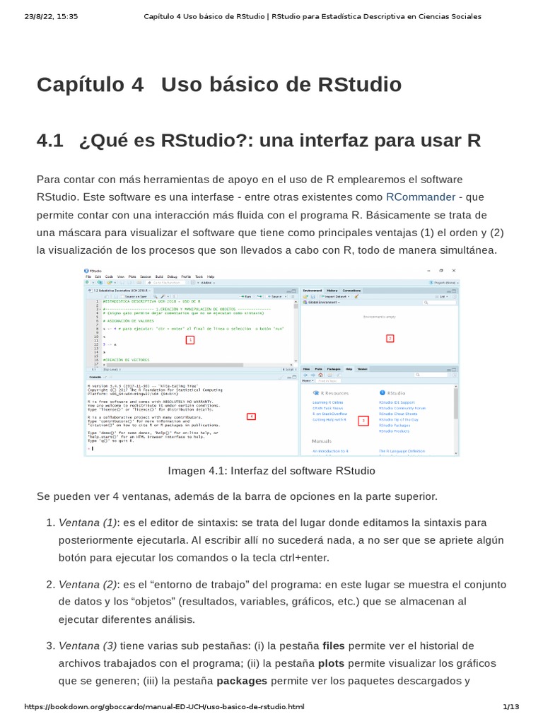 Introducción a RStudio para Estadística | PDF | Programación | Programa ...