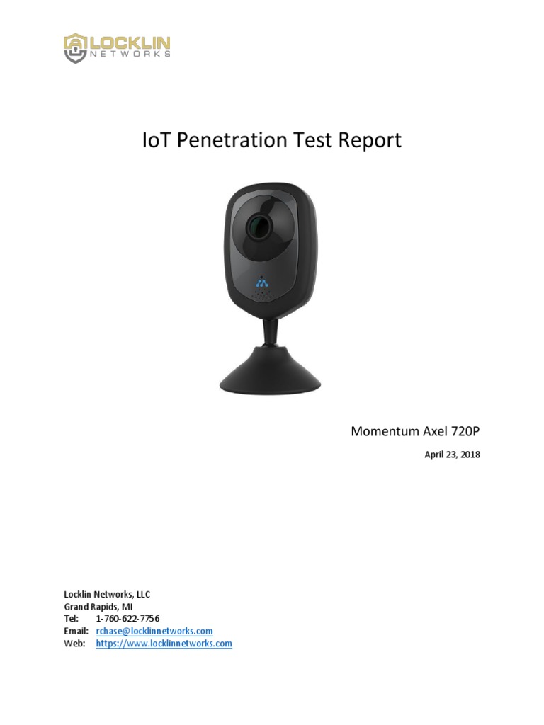 Vdocument - in - Iot Penetration Test Report Iot Penetration Test ...