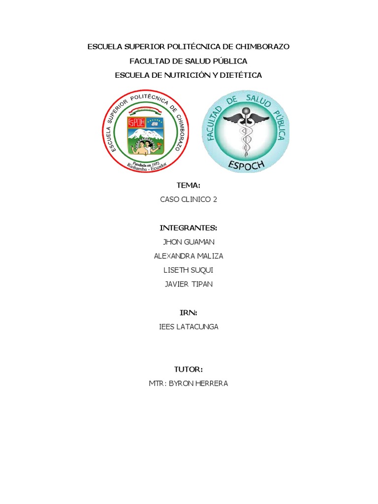 Caso Clinico 2 (IRN) | PDF | Obesidad | Enfermedades cardiovasculares