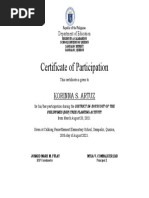 Certificate of Completion Work Immersion | PDF