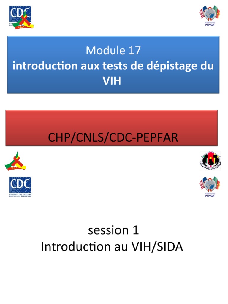 Module 17 Introduction Au VIH Et Les Test de Depistage Du VIH | PDF ...