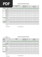 Laboratory Maintenance Log Templates | PDF | Chemical Engineering ...