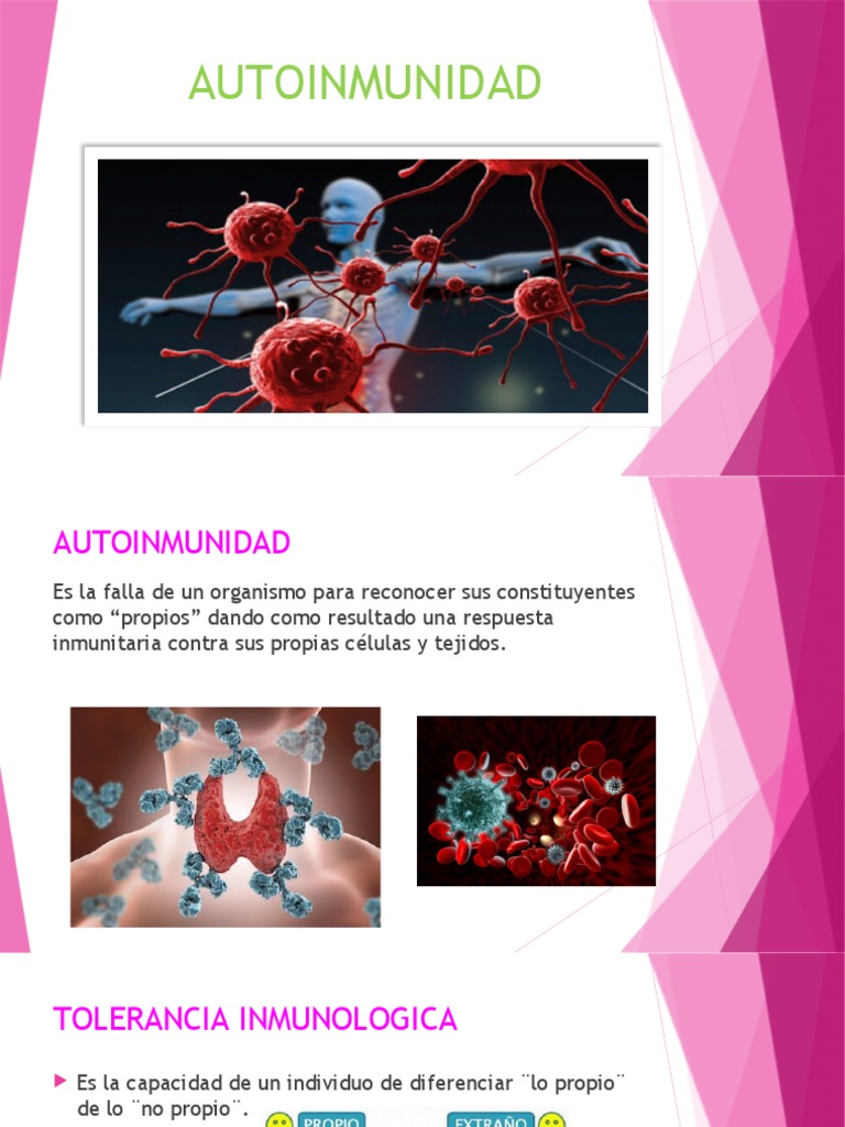 Autoinmunidad | PDF | Antígeno | Sistema inmune