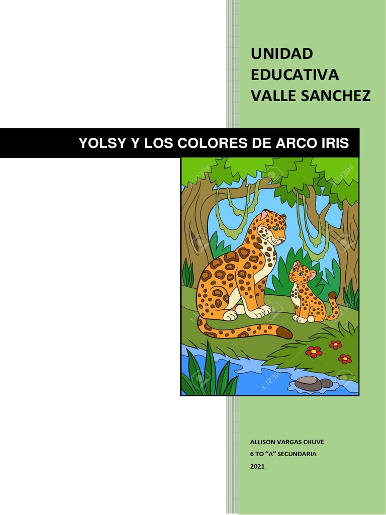 Yolsy y Los Colores de Arco Iris PDF | PDF | Cielo