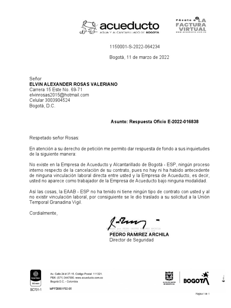 Elvin Alexander Rosas Valeriano: MPFD0801F02-05 | PDF