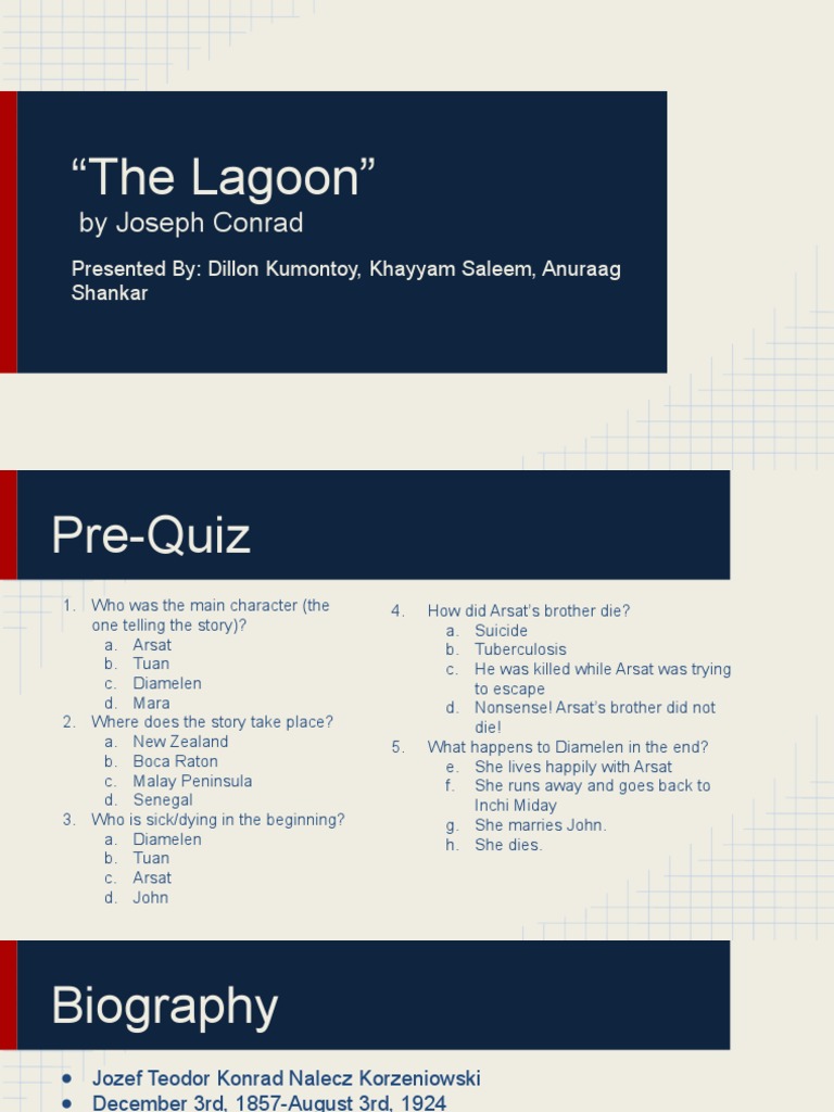 12-1 The Lagoon by Joseph Conrad | PDF | Joseph Conrad