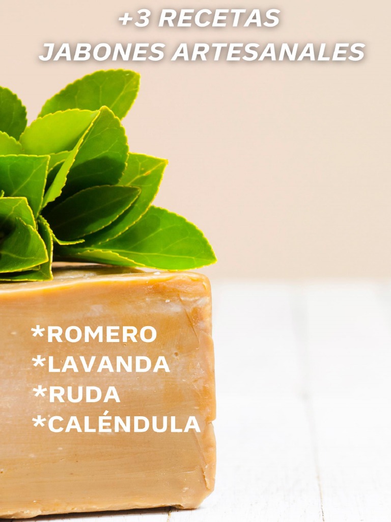 Jabones Artesanales Medicinales | PDF | Té | Aceite de oliva