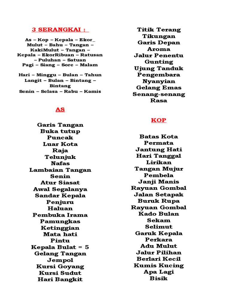 Arti Dari Tiap Angka | PDF