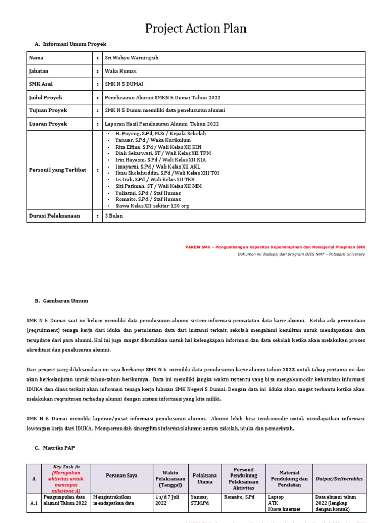 PAP - Template PAKEM SMK - Sri Wahyu | PDF