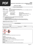 MSDS Prestone Antifreeze Coolant | PDF | Occupational Safety And Health ...