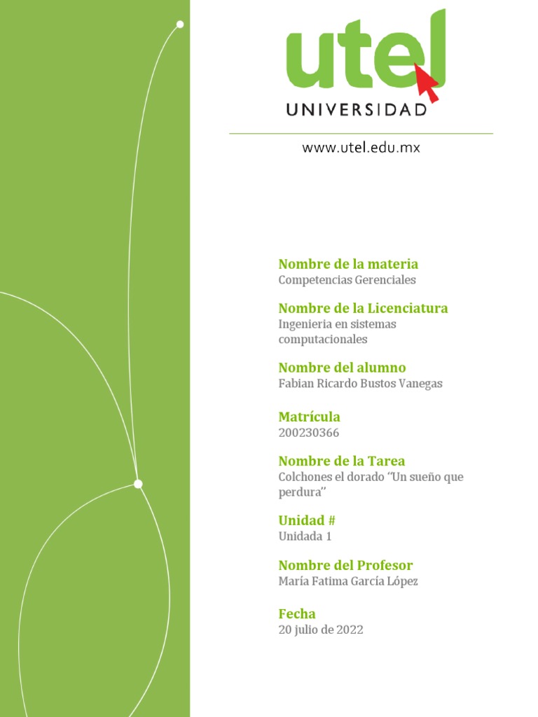 Tarera 1 Competencias Gerenciales | PDF | Cliente | Business