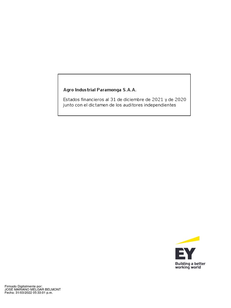 AIPSA-auditado 2021 | PDF | Auditoría | Mercado (economía)