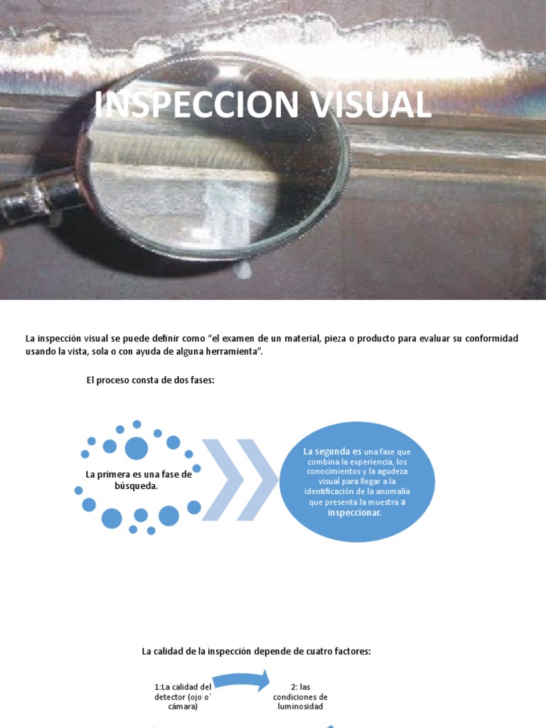 Inspeccion Visual | PDF | Corrosión | Agua