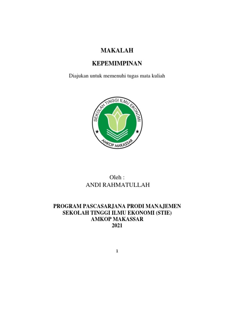 Makalah Individu MSDM Andi Rahmatullah p20020012 k2.20 | PDF
