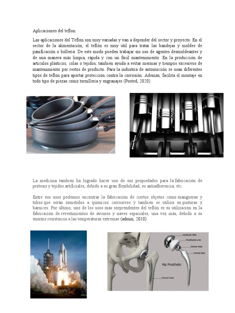 Aplicaciones Del Teflon | PDF