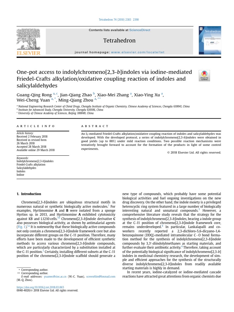 RX Indol Iodo | PDF | Proton Nuclear Magnetic Resonance | Chemical Reactions