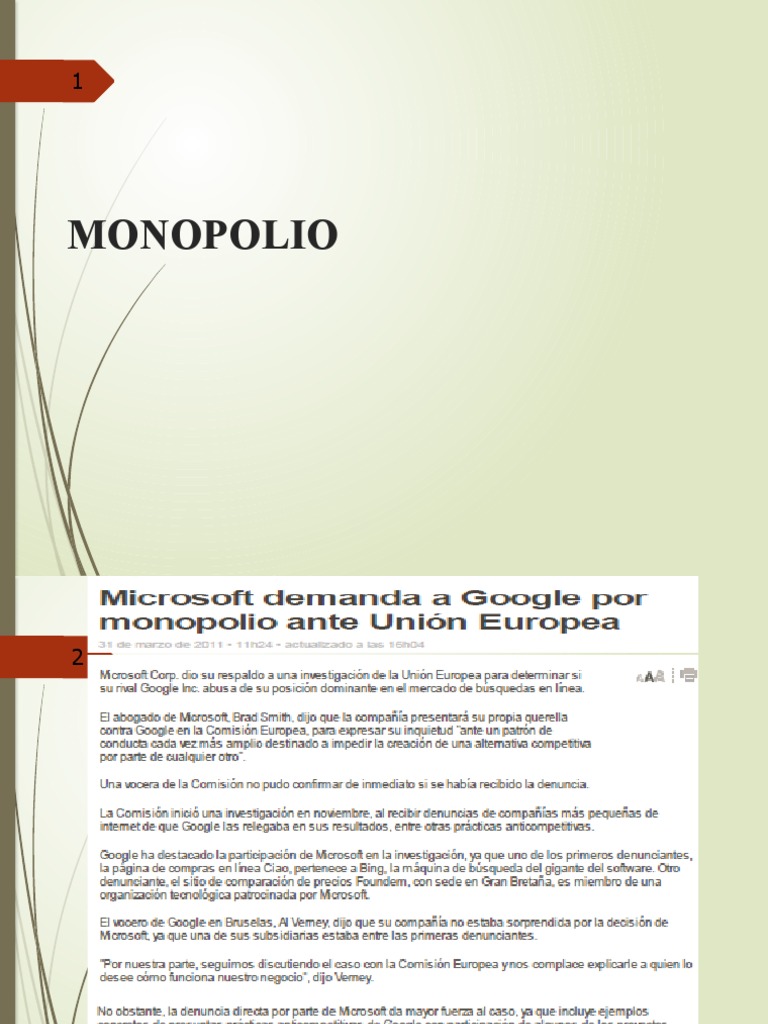 Monopolio en Bienes Durables | PDF | Monopolio | Mercado (economía)