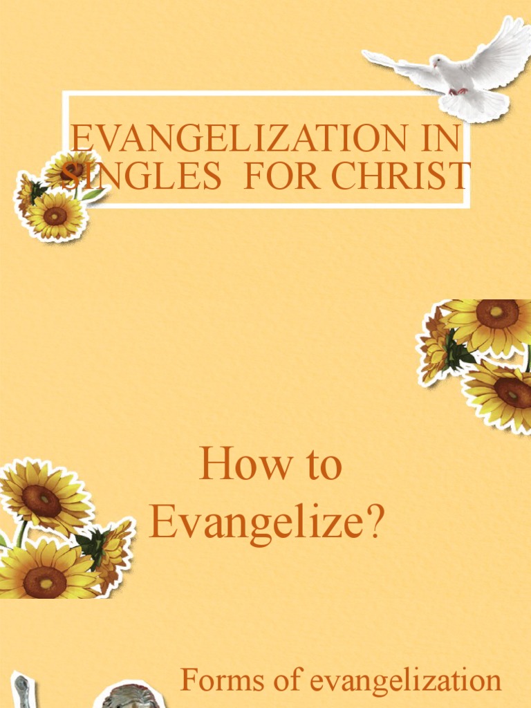 Evangelization Strategies for Singles | PDF