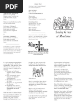 Daily Routine Prayer Grade 4 Generosity | PDF