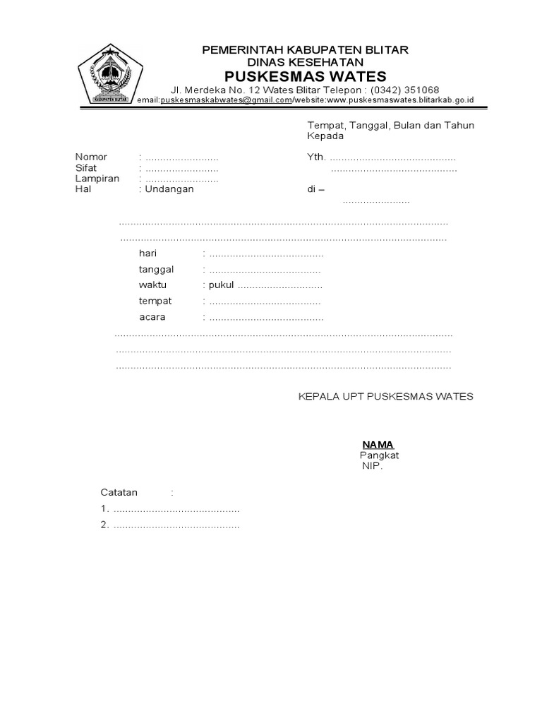 Format Surat | PDF