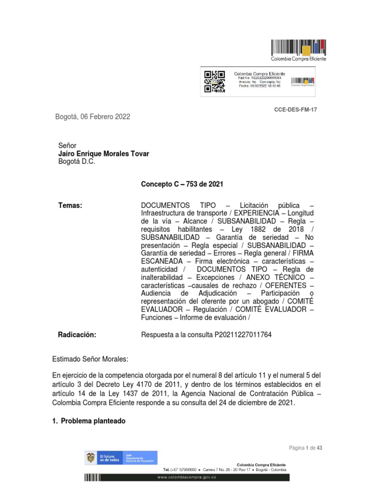 Alcance de la firma escaneada en licitaciones | PDF | Presupuesto ...
