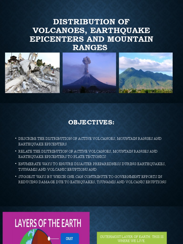 Volcanoes, Earthquakes, and Mountains | PDF | Volcano | Earthquakes