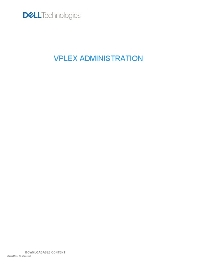 VPLEX+Administration+Student+Guide | PDF | Computer Hardware | Computer Engineering
