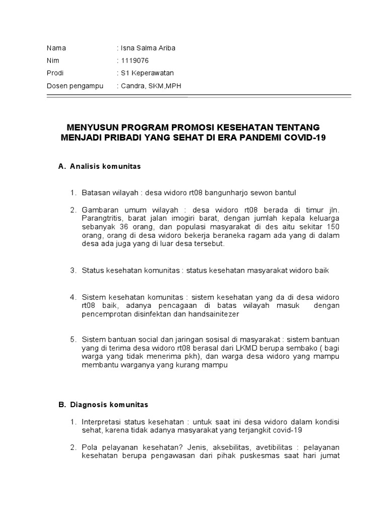 Program Promkes | PDF