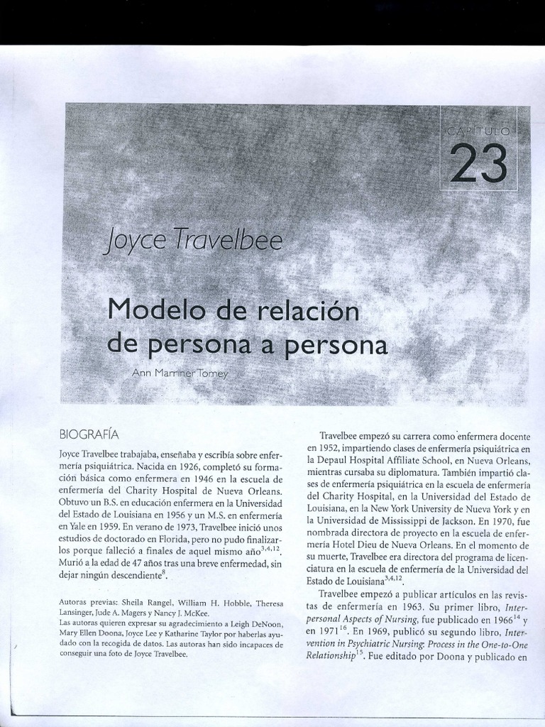 Modelo de Relacion de Persona A Persona | PDF