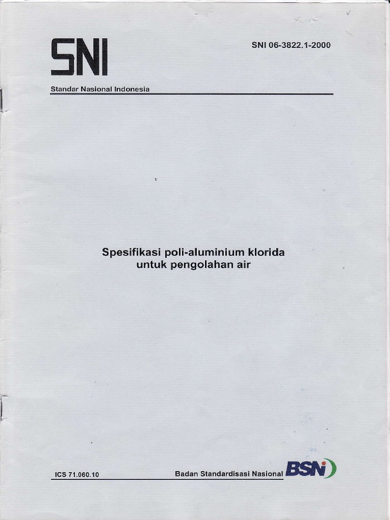 Sni 2000 | PDF