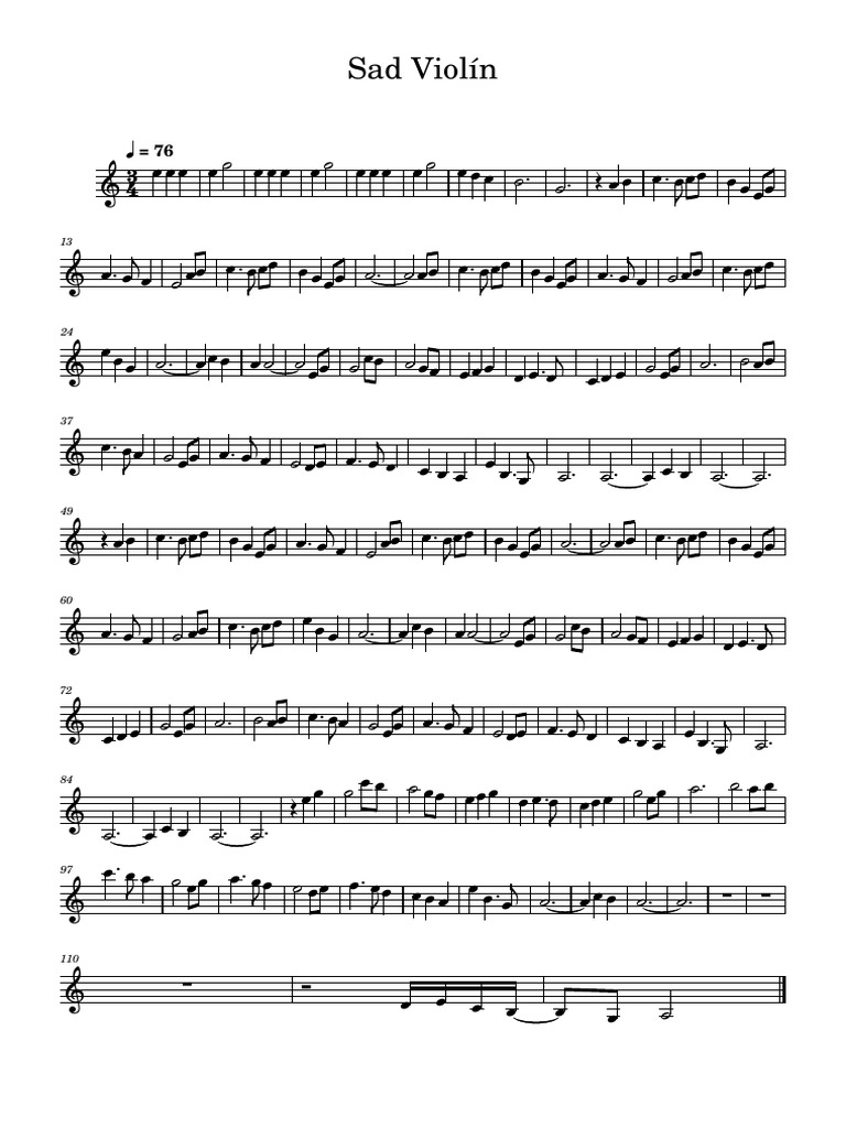Sad Violín | PDF