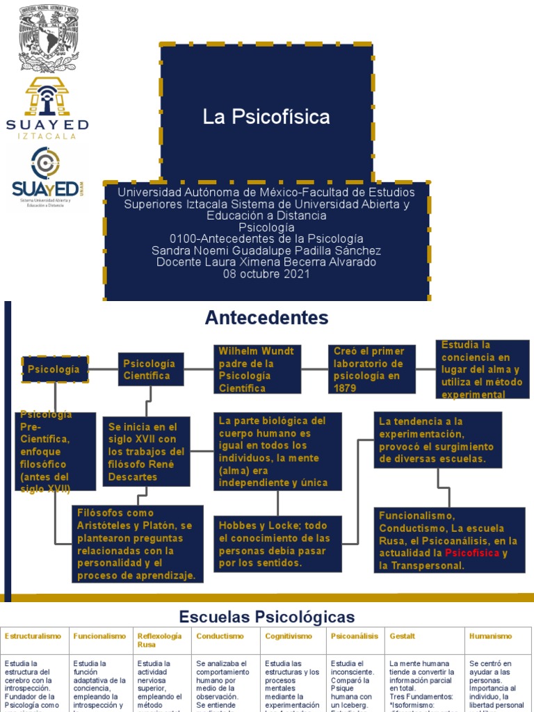 La Psicofísica | PDF | Sicología | Mente