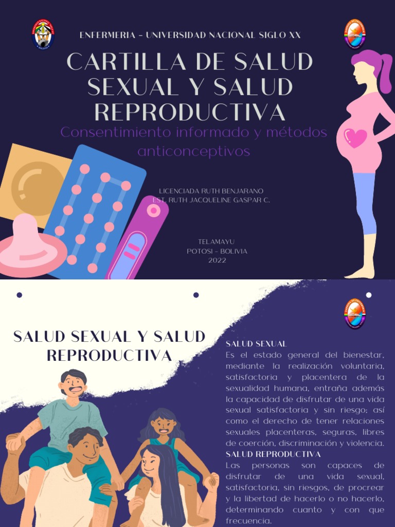 Cartilla De Salud Sexual Y Salud Reproductiva Pdf Control De La