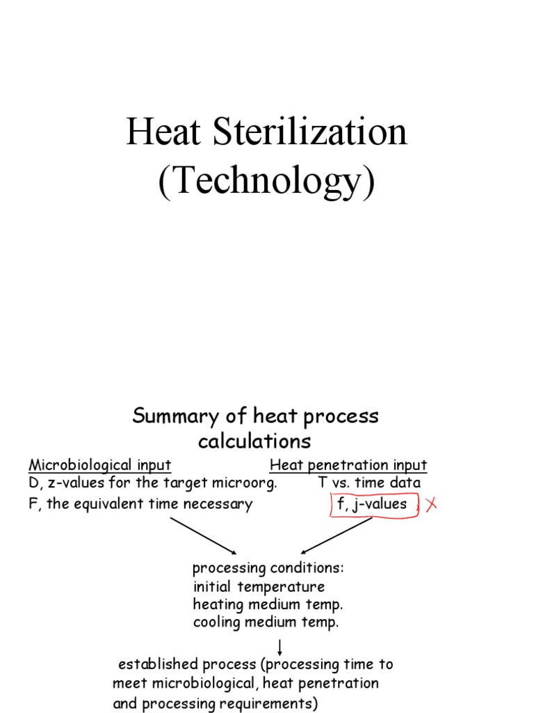 Heat Sterilization Process Overview | PDF | Pressure Cooking ...