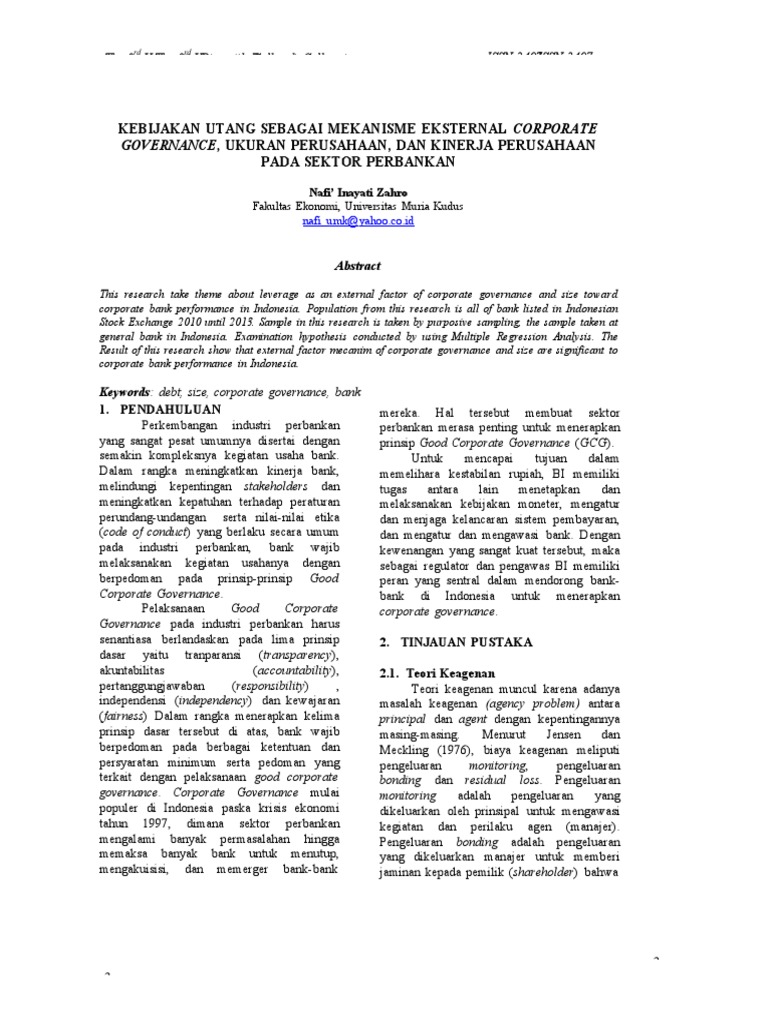 Nafi Inayati Zahro | PDF | Pengelolaan Keuangan & Uang