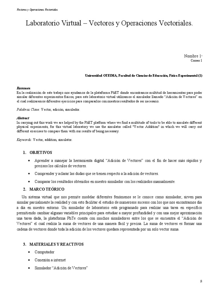 Adicion Vectores | Descargar gratis PDF | Vector Euclidiano | Velocidad