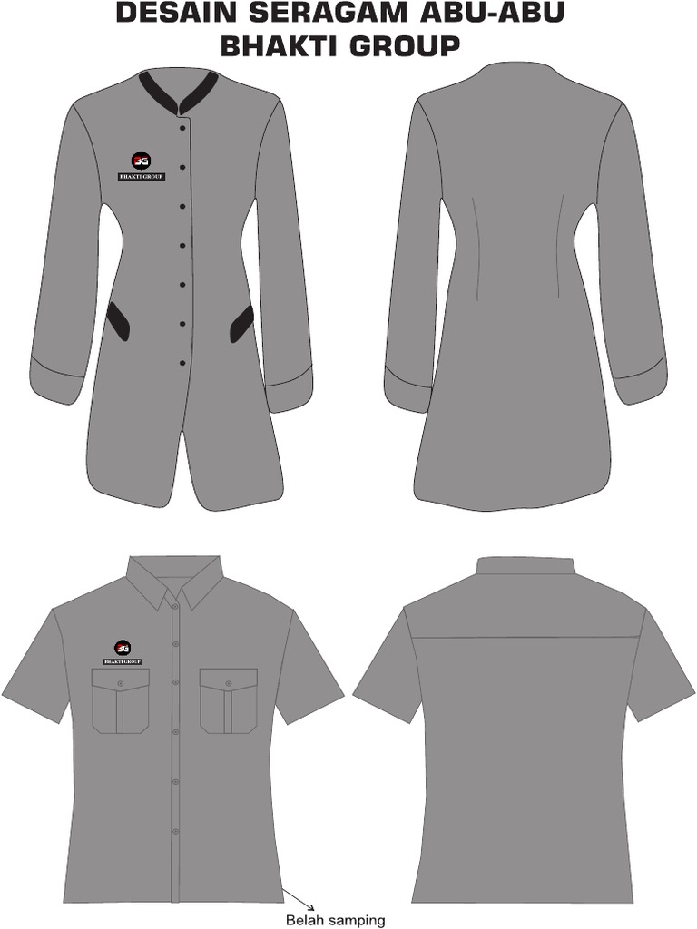 Desain Baju Abu Abu | PDF