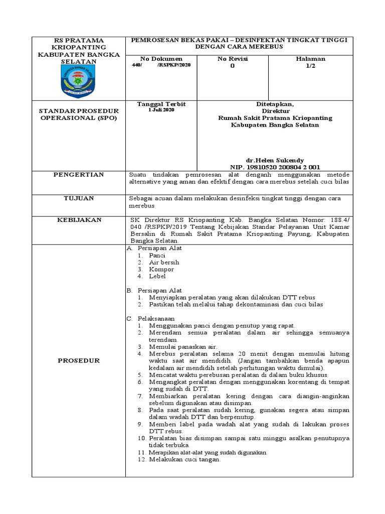 DTT Dengan Cara Merebus | PDF