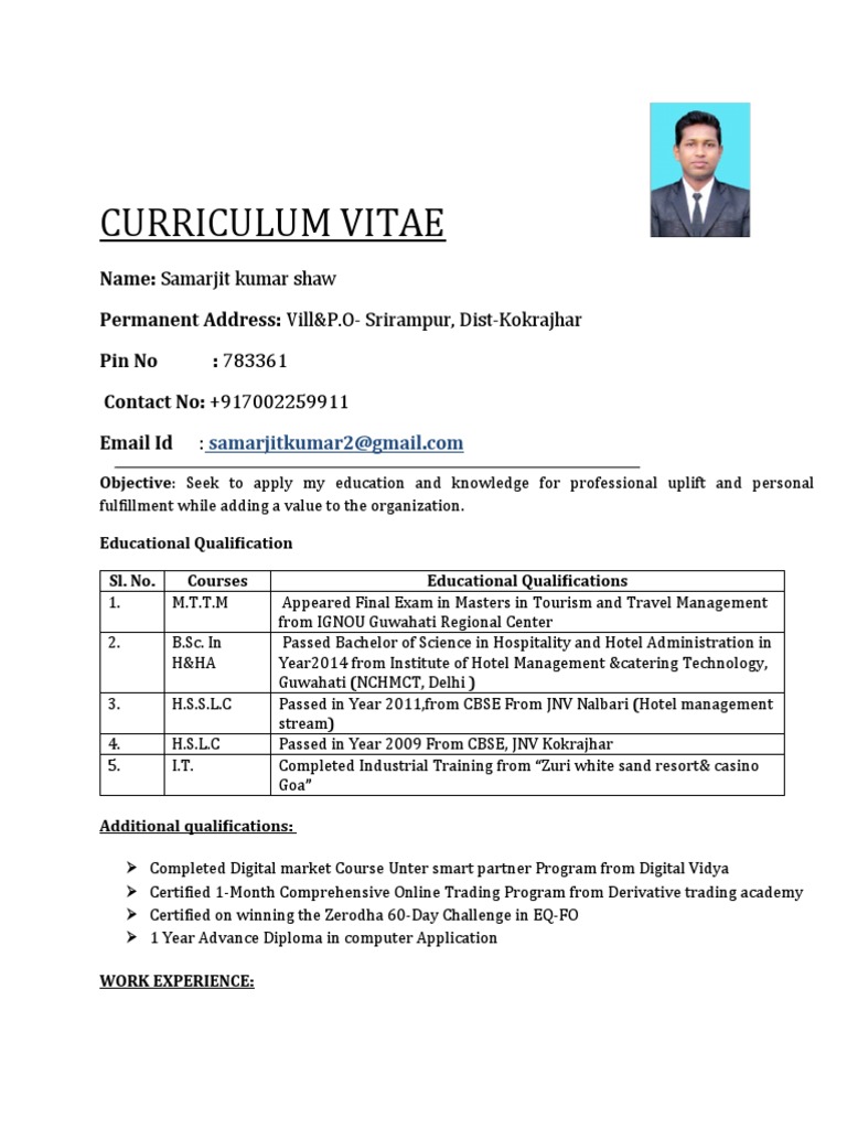 Samarjit CV Updated2 | PDF | Learning | Behavior Modification
